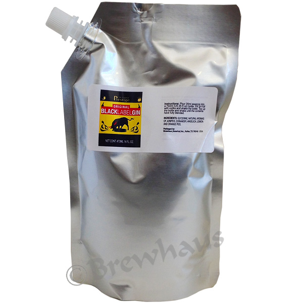 Prestige Bulk- UP Black Bull Gin Essence, 16oz - Brewhaus America