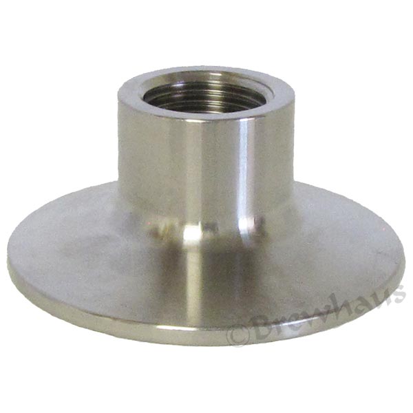 2" Tri-Clamp End Cap with 1/2" NPT coupling - Brewhaus America